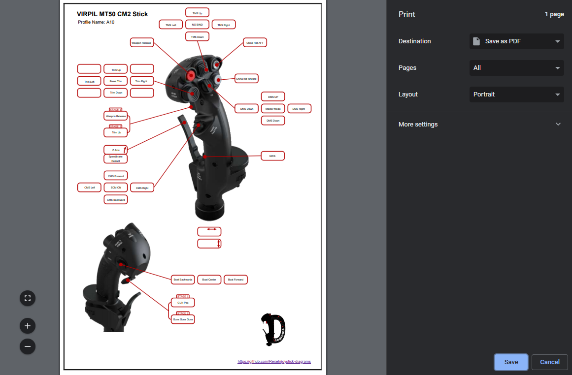 Automate your joystick diagrams | Joystick Diagrams